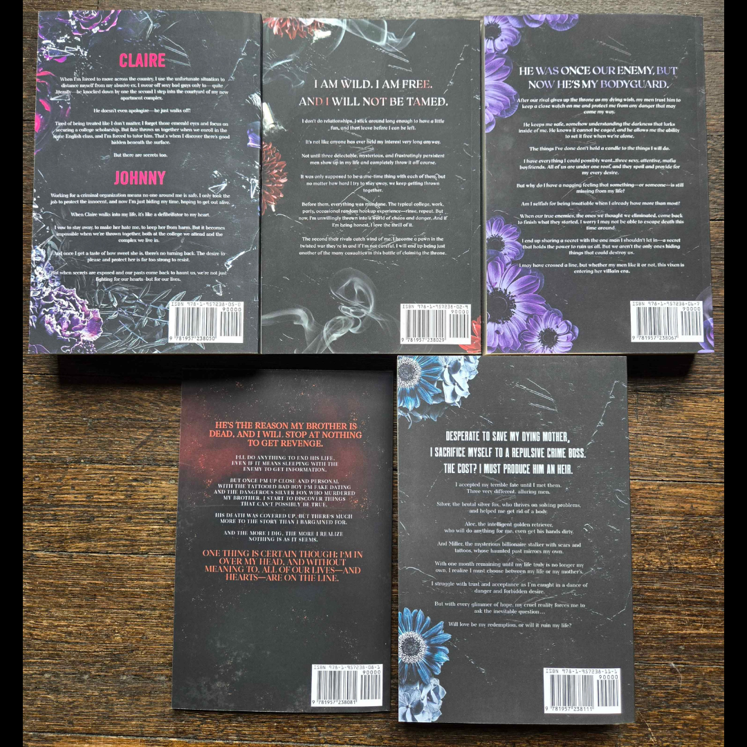 Sinners and Angels Universe 5 book BUNDLE (Dark Mafia Romance) sets fi – Luna Pierce Store